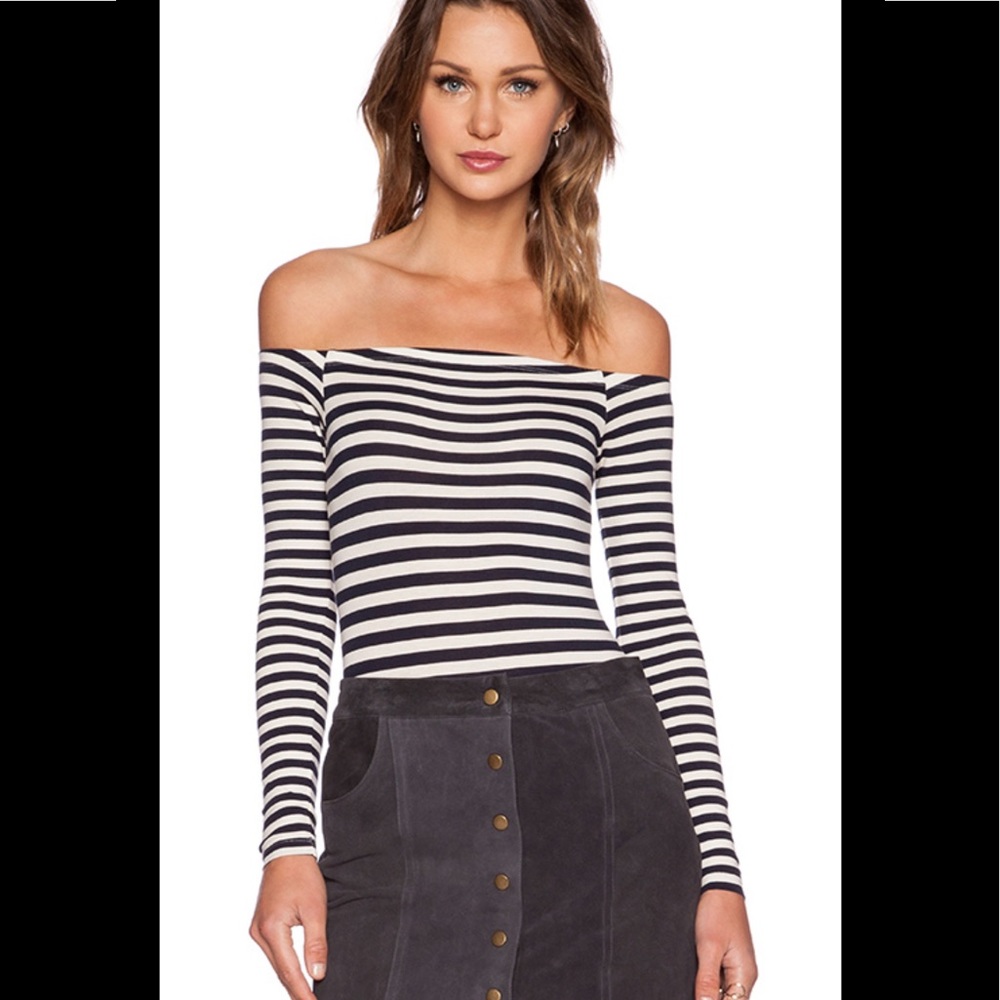 Capulet - Shoulderless Leotard Bodysuit - Gem